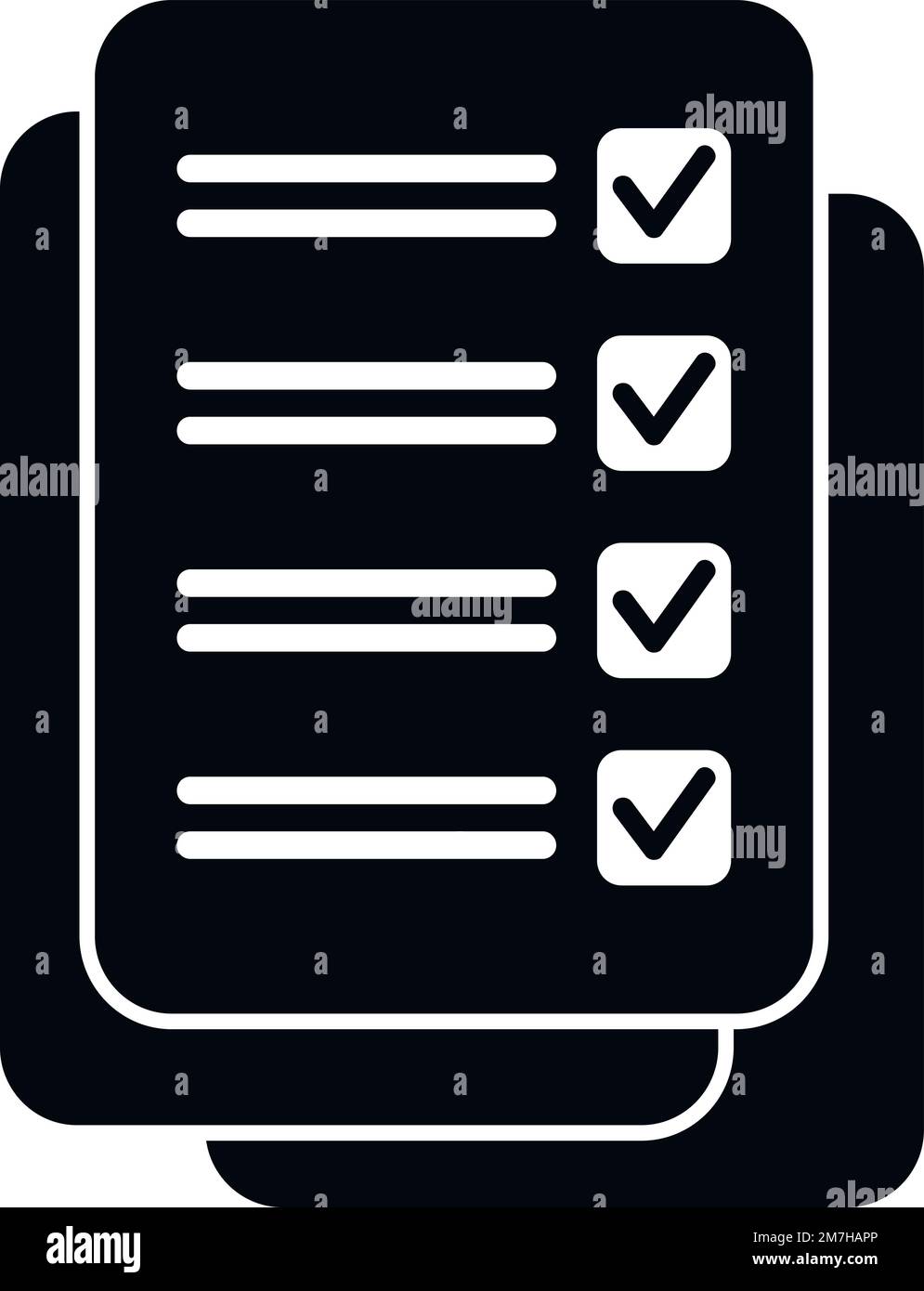 Done task schedule icon simple vector. Calendar event. Board list Stock ...