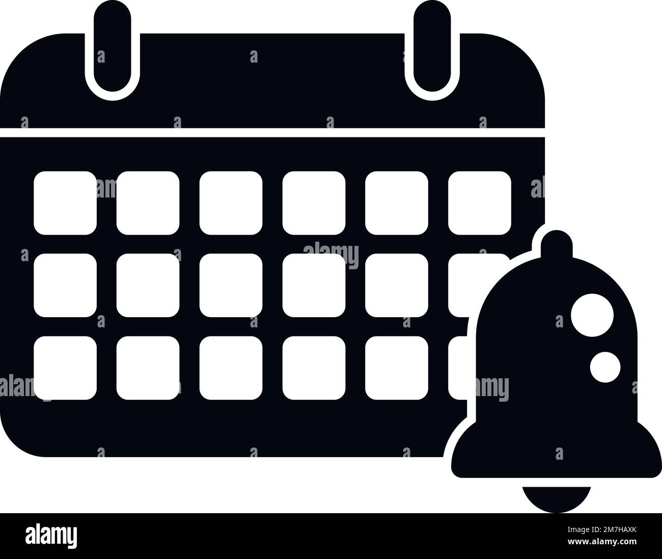 Calendar task schedule icon simple vector. Event time. Agenda app Stock ...