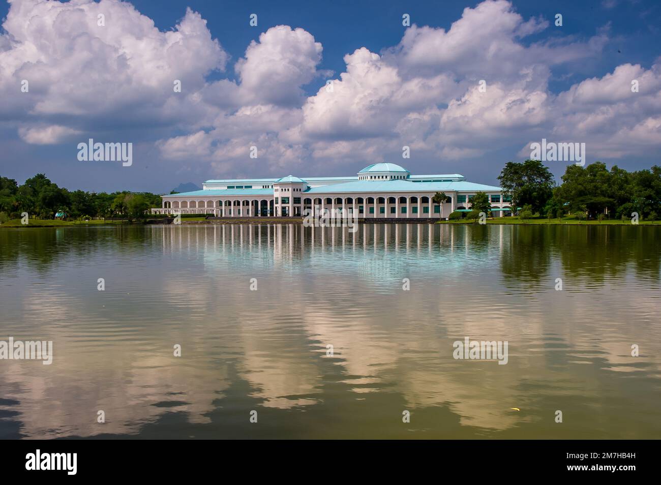 Sarawak's state library Stock Photo - Alamy
