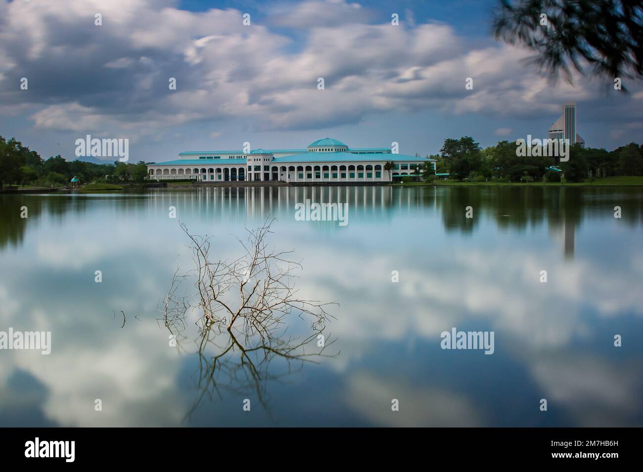 Sarawak's state library Stock Photo - Alamy