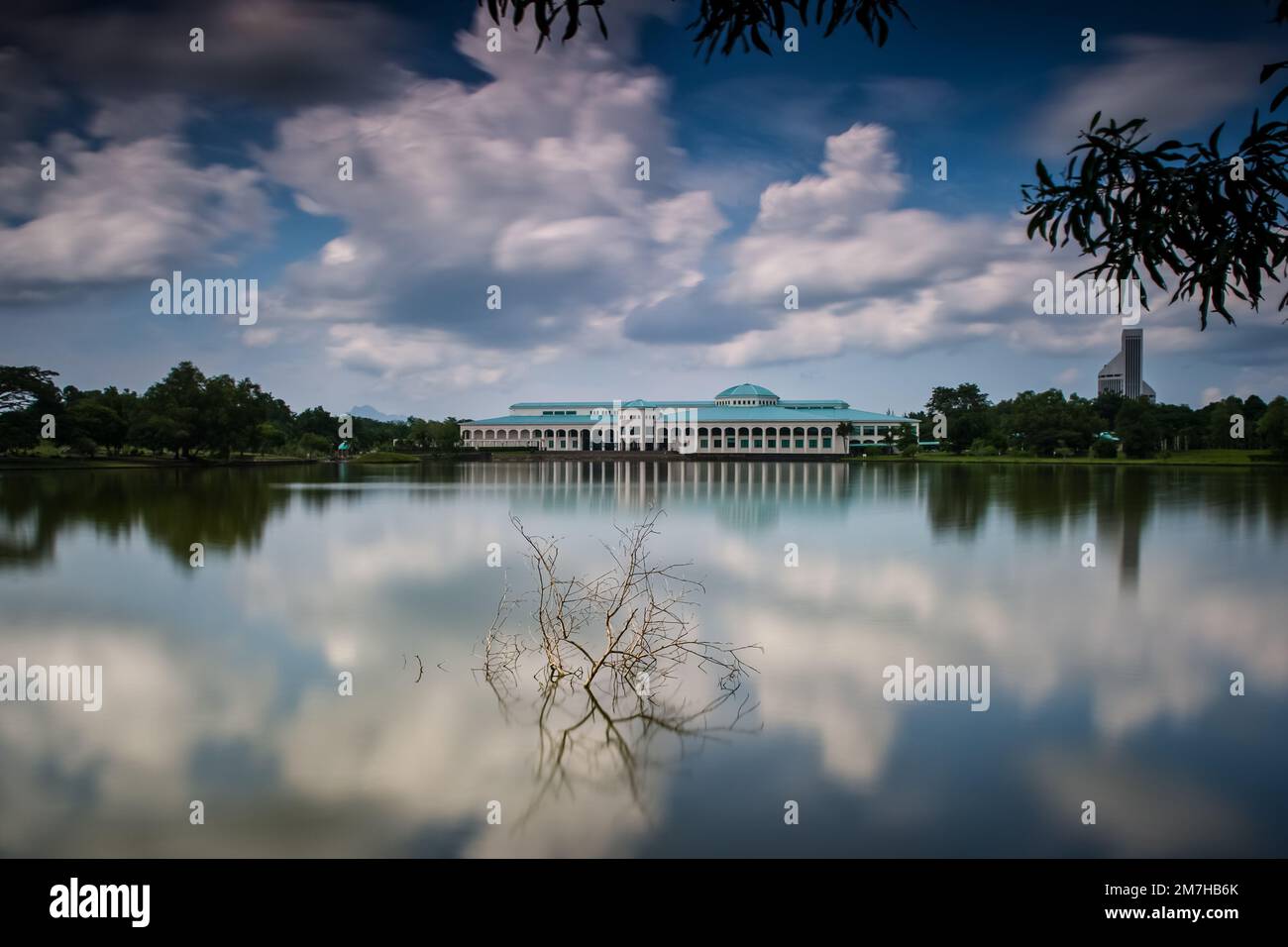 Sarawak's state library Stock Photo - Alamy