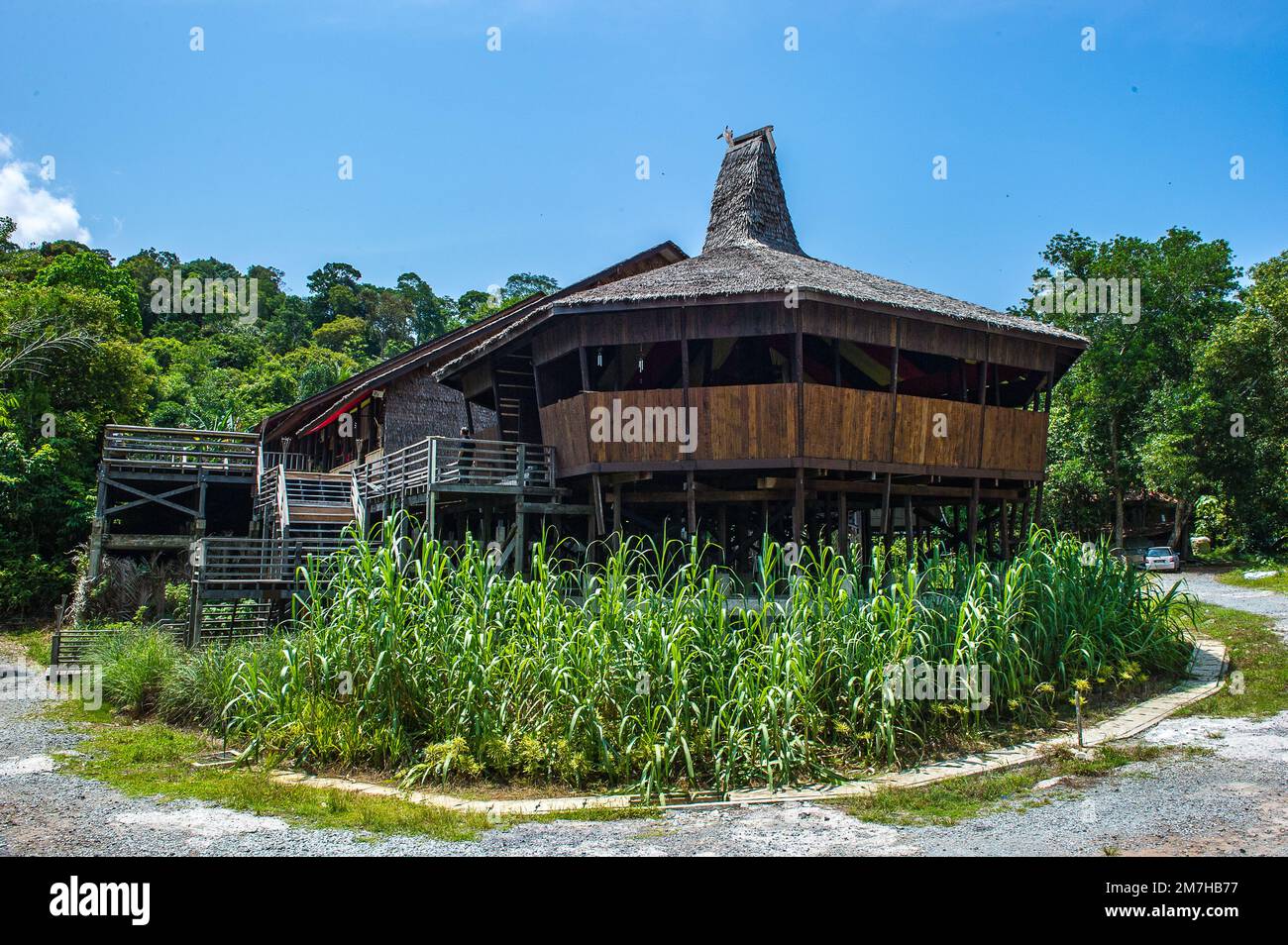 Bidayuh barok at Sarawak Culture Village, Sarawak Stock Photo - Alamy