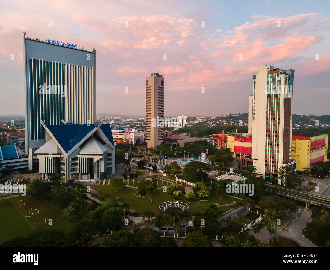 Shah Alam city centre Stock Photo - Alamy