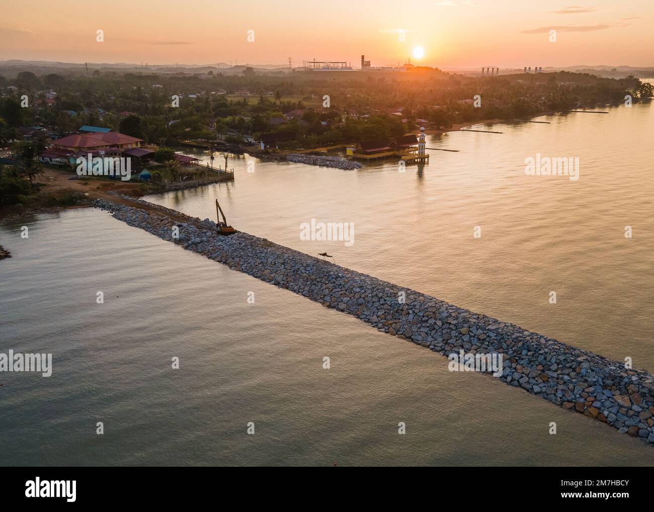 Landscape photos of Alor Gajah's district one of Malacca state of ...