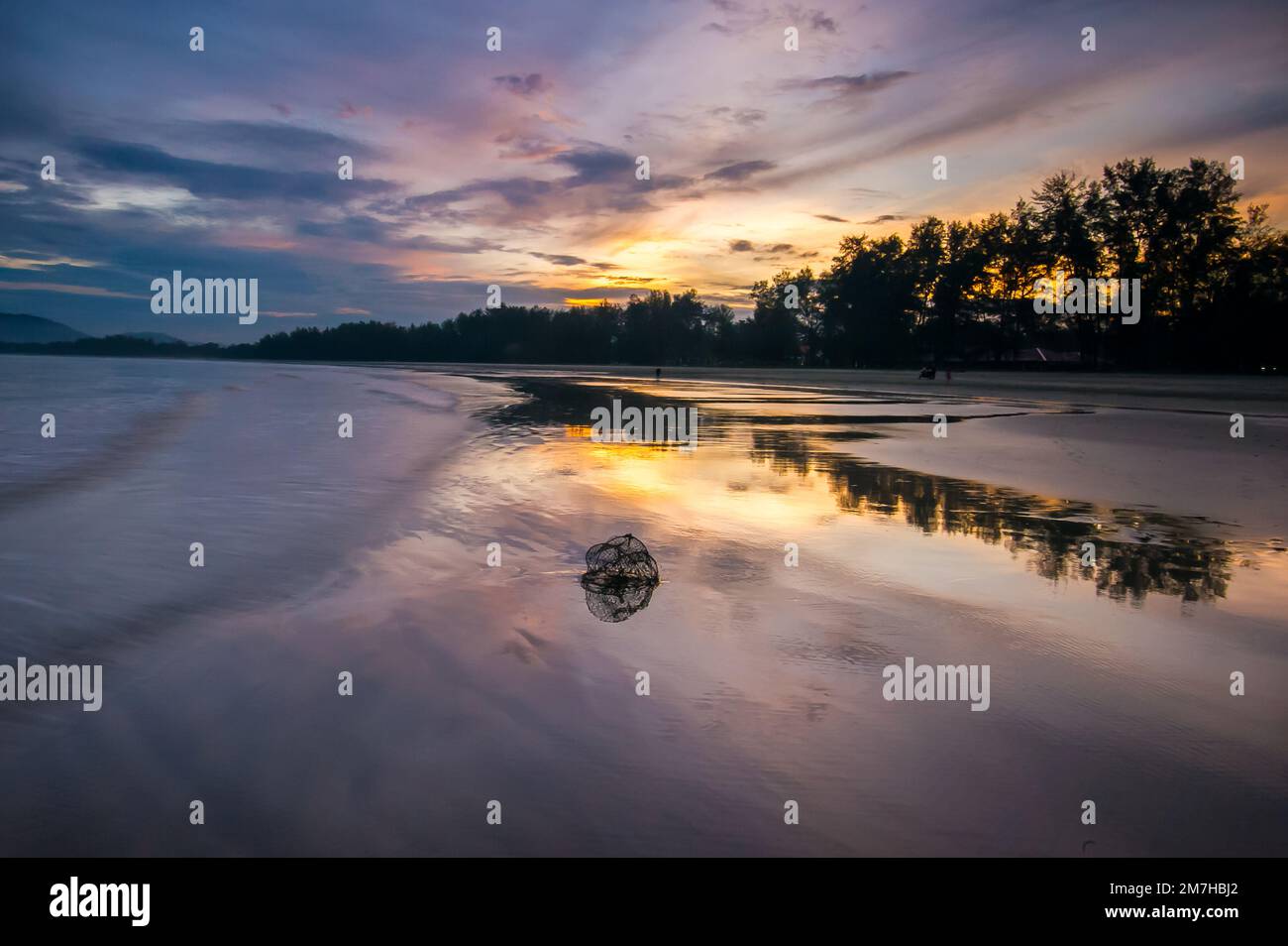 Sematan is a fishing village looking out over the South China Sea Stock ...
