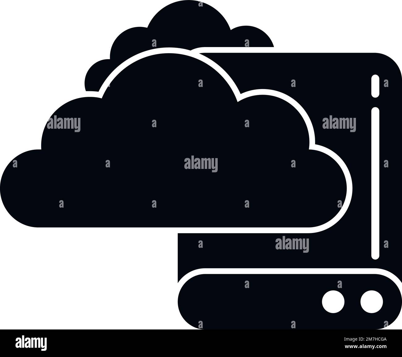 Storage cloud icon simple vector. Backup data. Network file Stock Vector Image & Art - Alamy