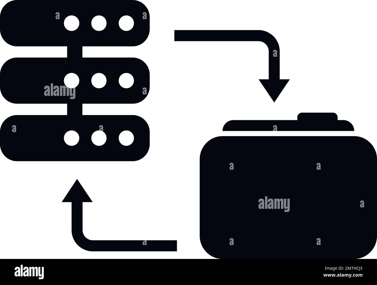 Network folder icon simple vector. Backup data. Computer storage Stock Vector Image & Art - Alamy