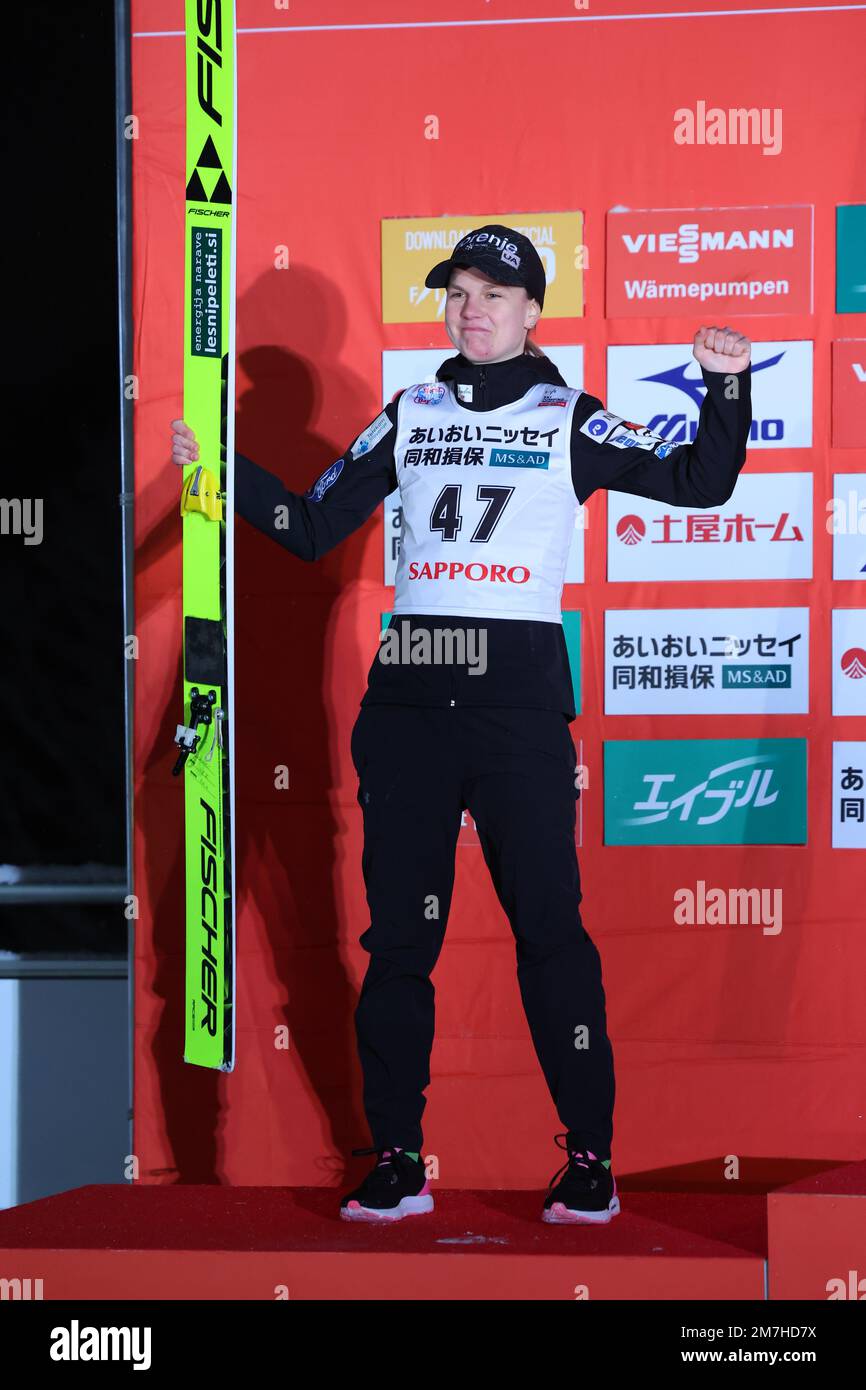 Sapporo, Hokkaido, Japan. 7th Jan, 2023. Ema Klinec (SLO) Ski Jumping ...