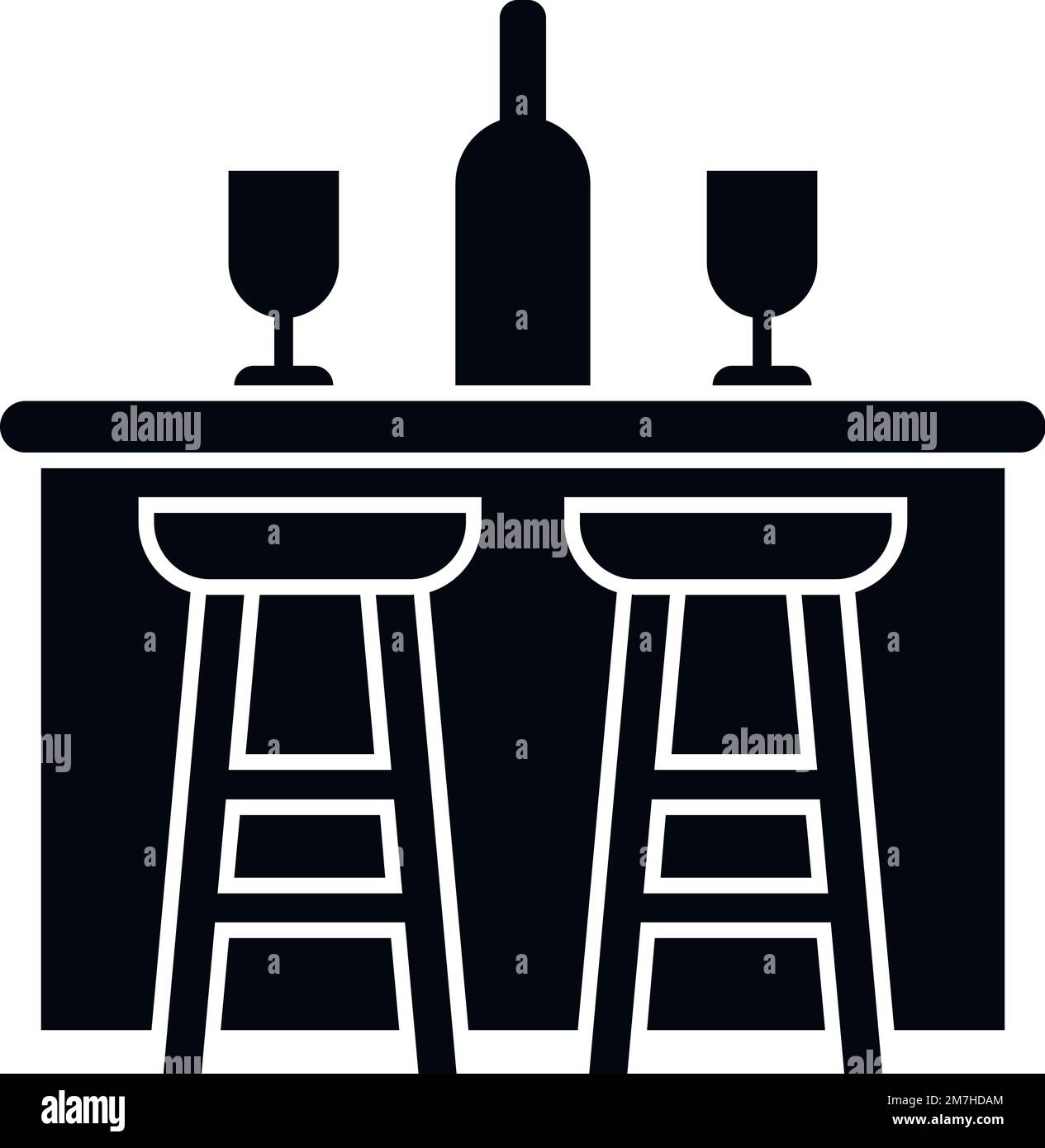 Beer bar icon simple vector. Cafe pub. Food desk Stock Vector Image ...
