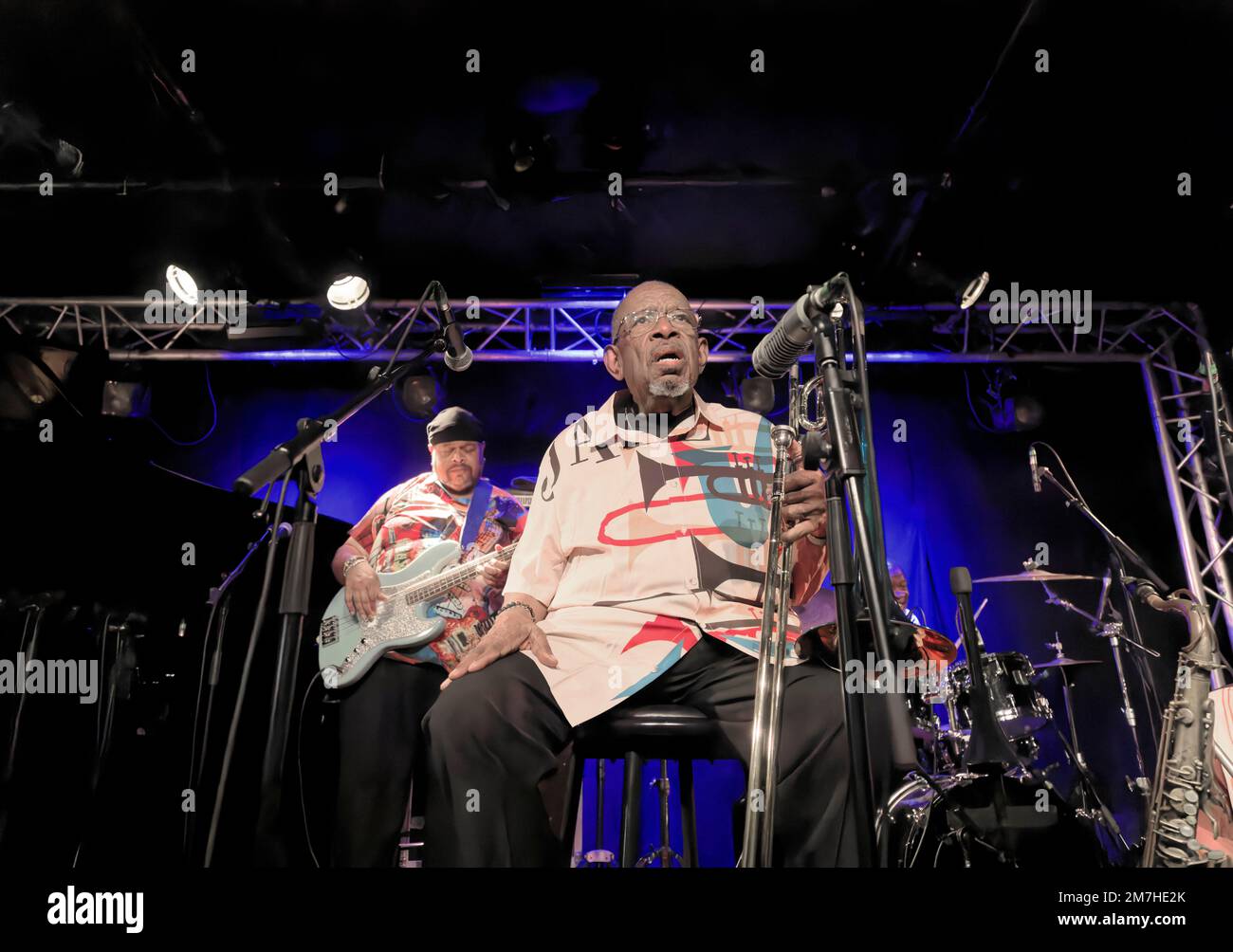 Paris, France. 29th Nov, 2022. Fred Wesley & The JB's perform on the ...