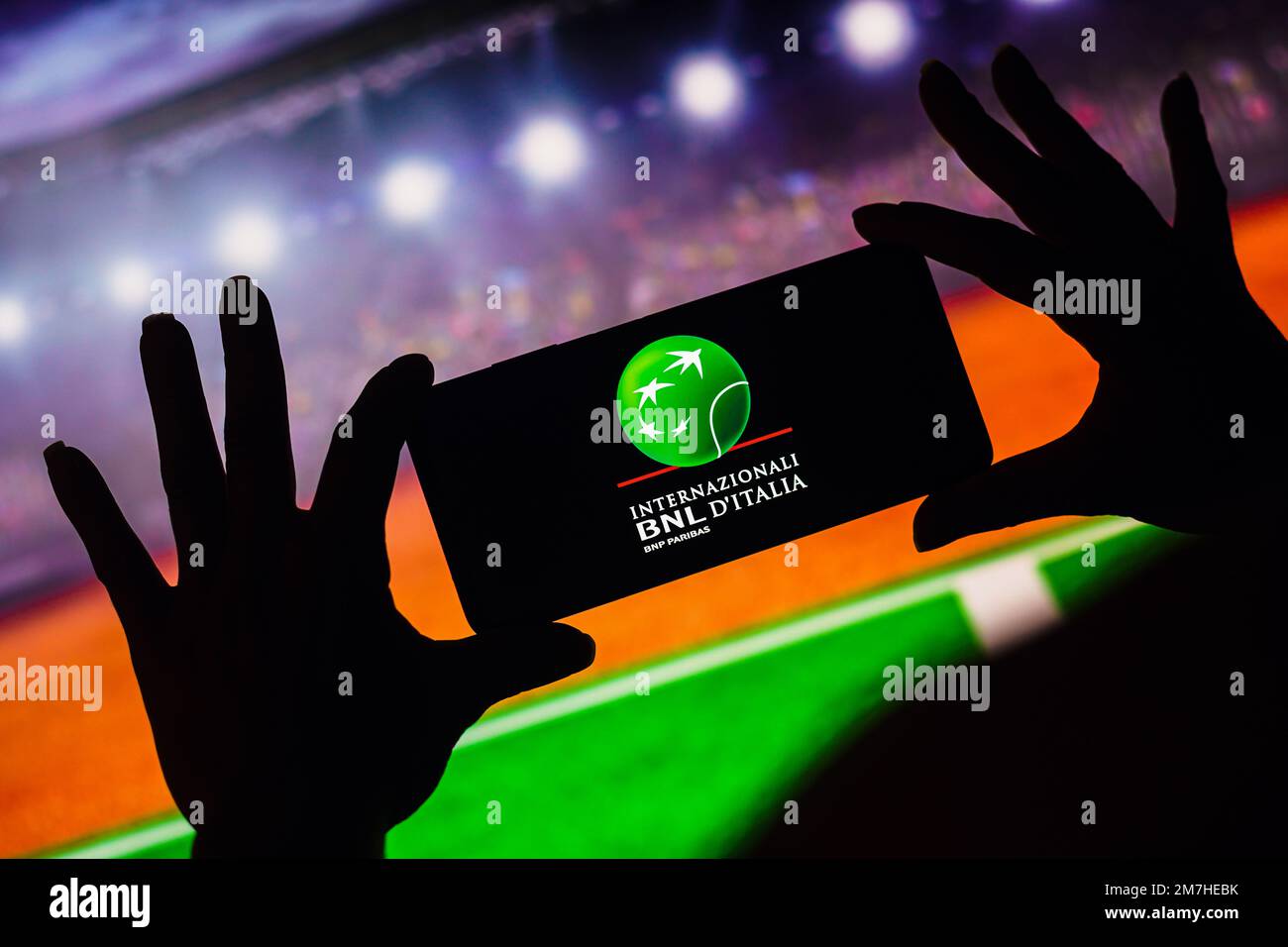 In this photo illustration, the Italian Open (Italian International ...