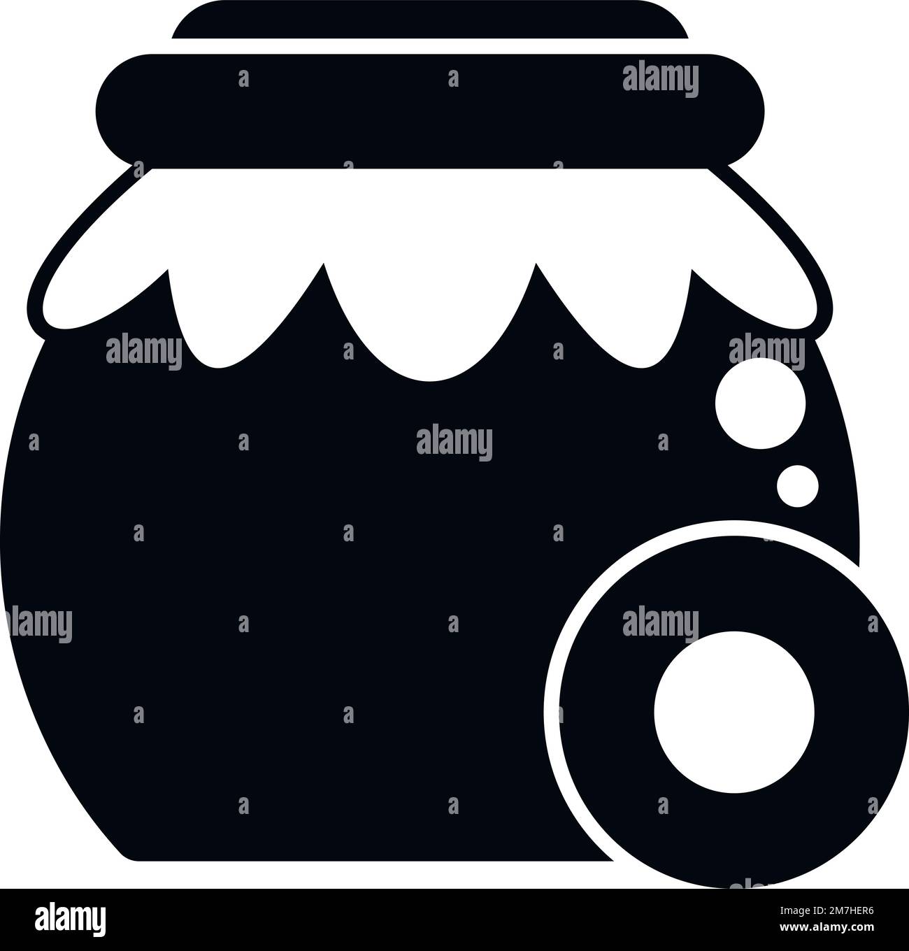 Honey drop icon simple vector. Candy cold. Medication cure Stock Vector ...