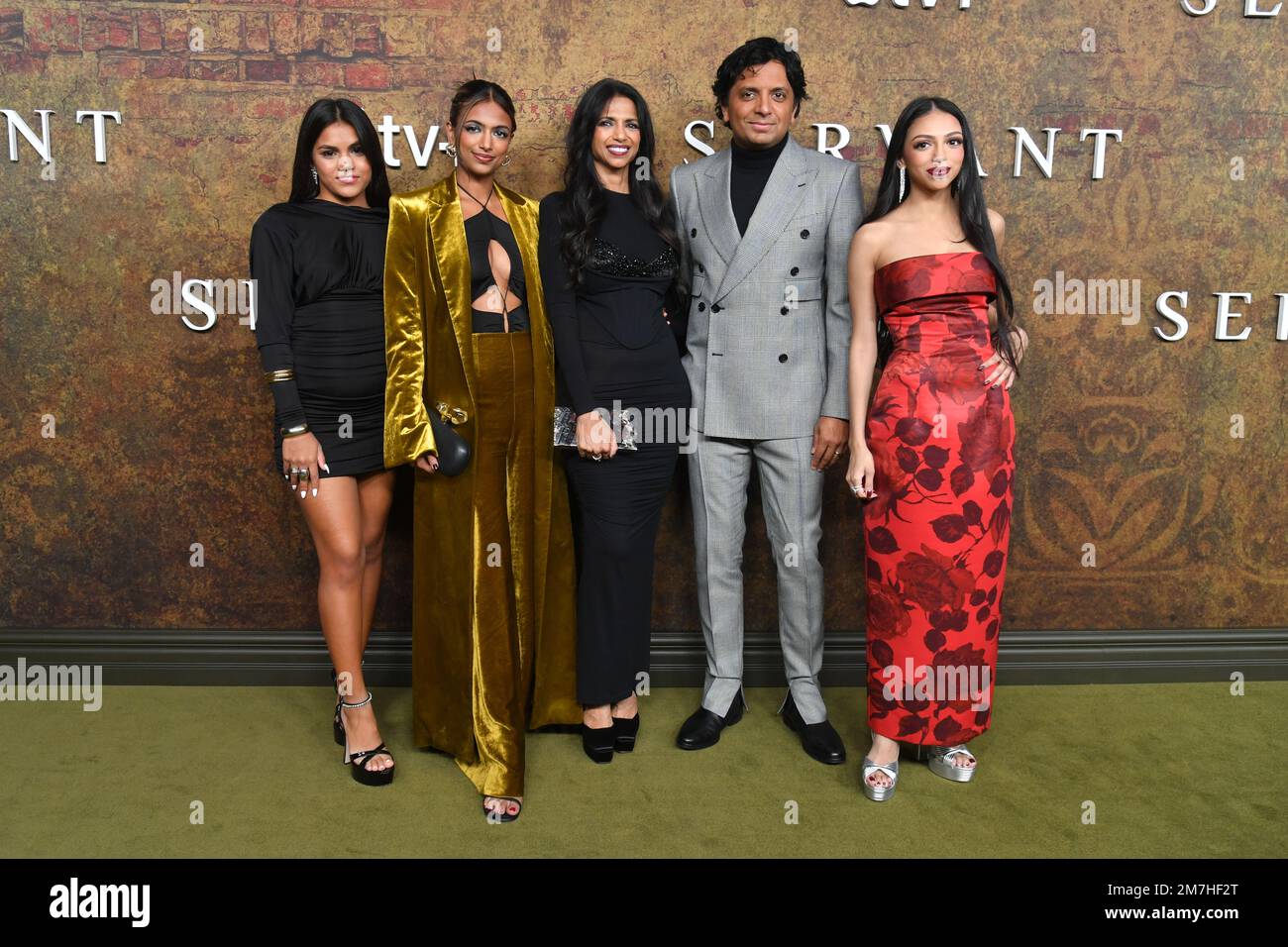 M. Night Shyamalan and family Stock Photo - Alamy