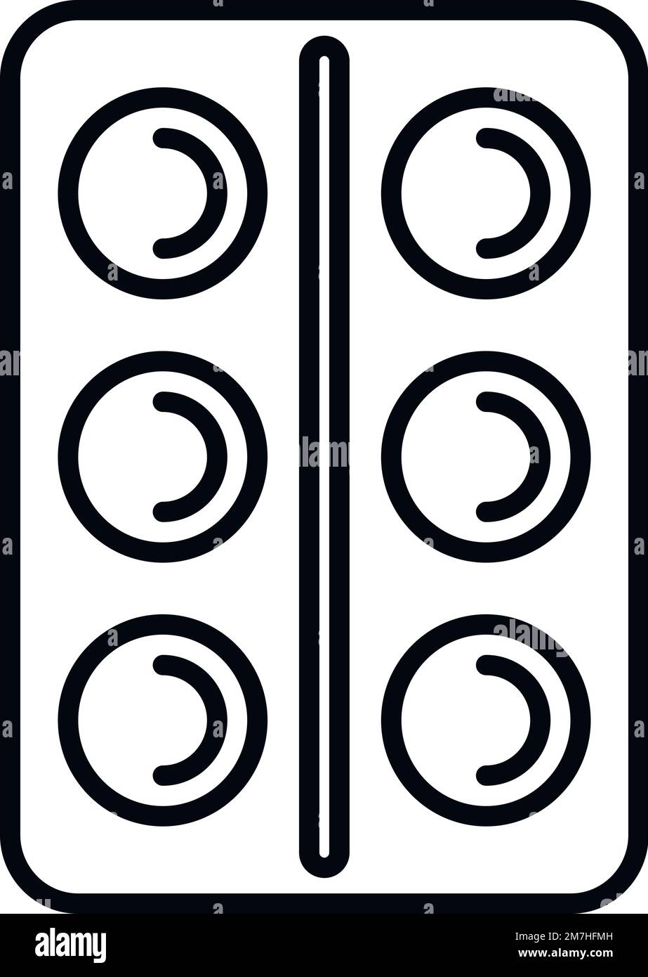 Cough drops blister icon outline vector. Sore remedy. Candy medication ...