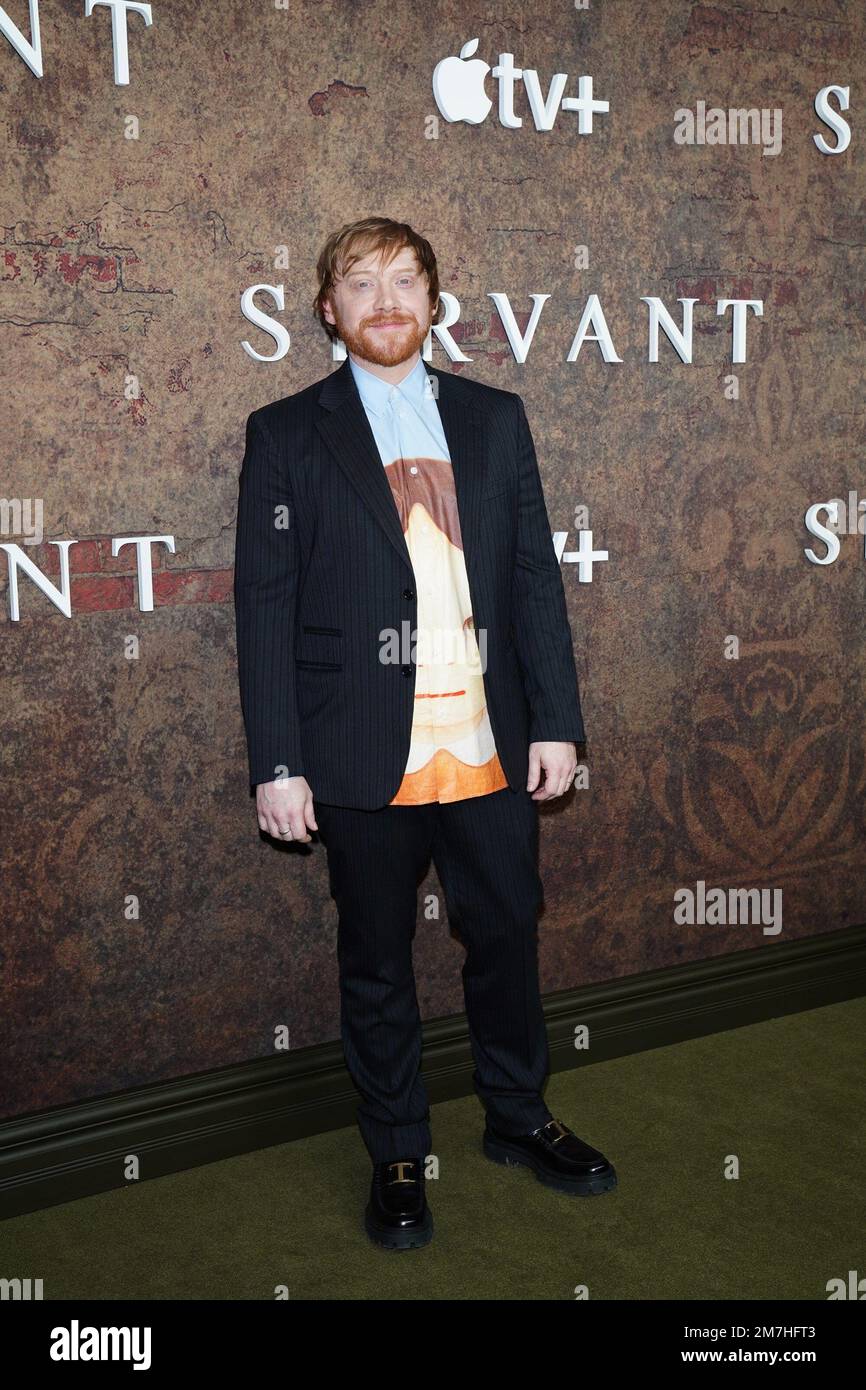 New York, NY, USA. 9th Jan, 2023. Rupert Grint at arrivals for SERVANT ...
