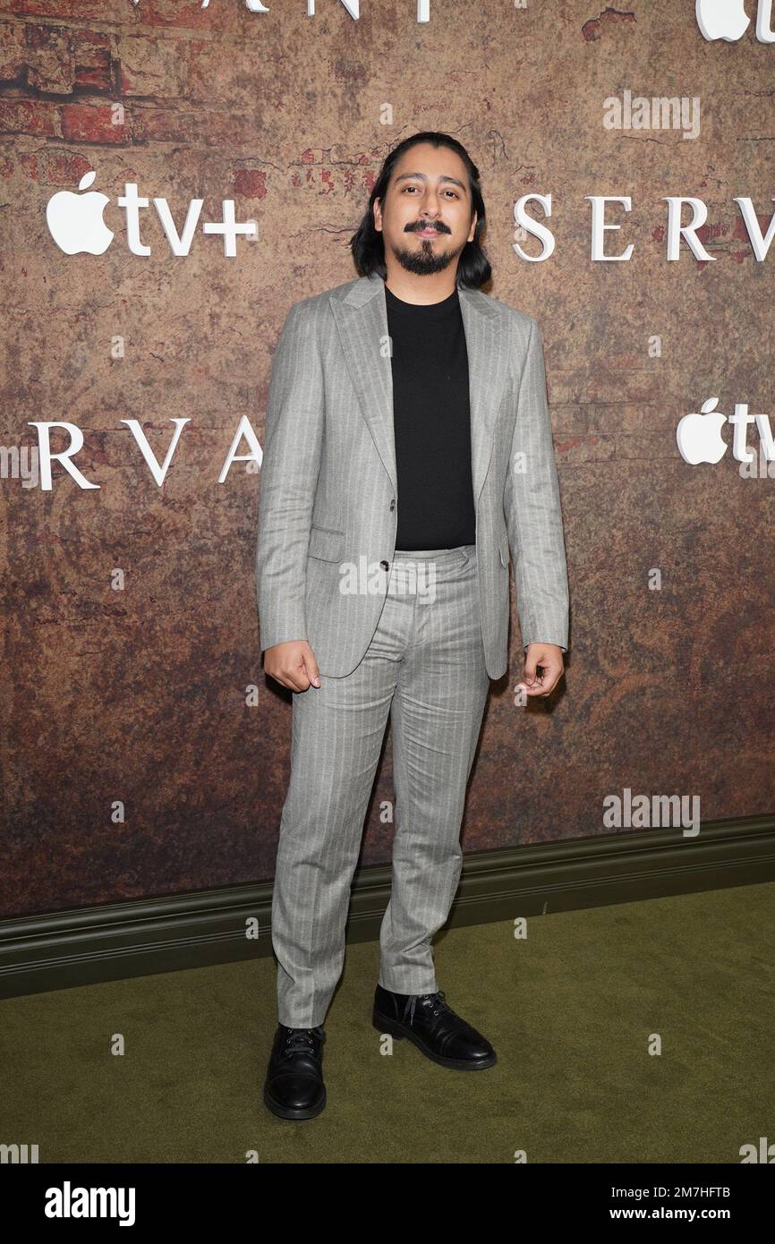 New York, NY, USA. 9th Jan, 2023. Tony Revolori at arrivals for SERVANT ...