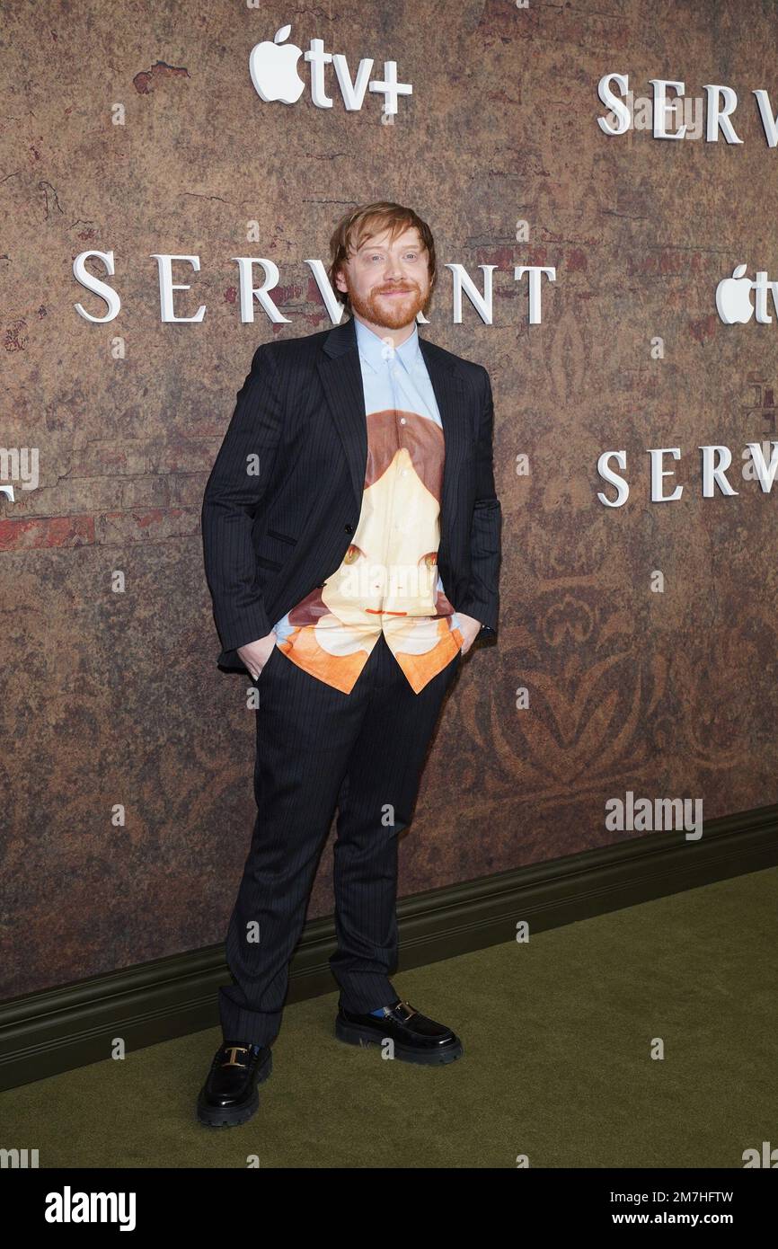 New York, NY, USA. 9th Jan, 2023. Rupert Grint at arrivals for SERVANT ...