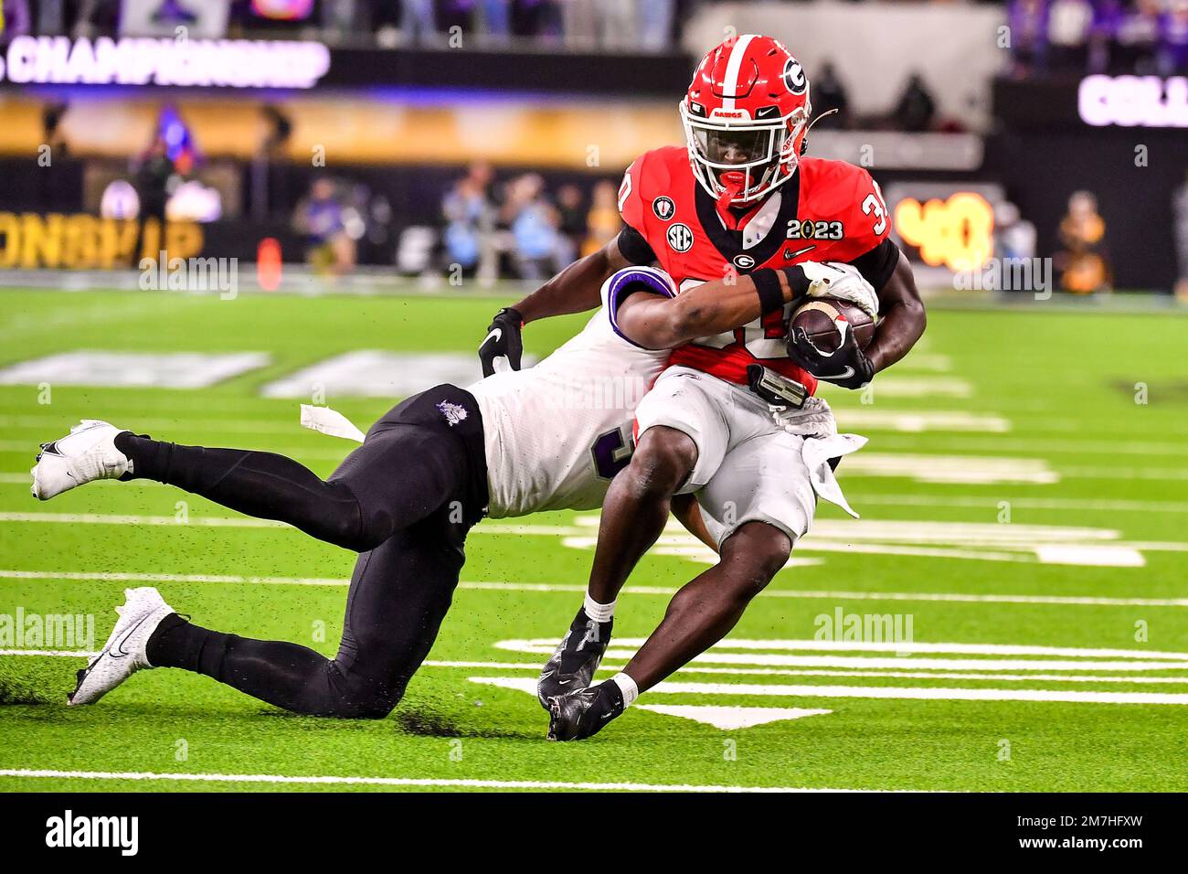 January 9, 2023 Inglewood, CA.Georgia Bulldogs running back Daijun ...