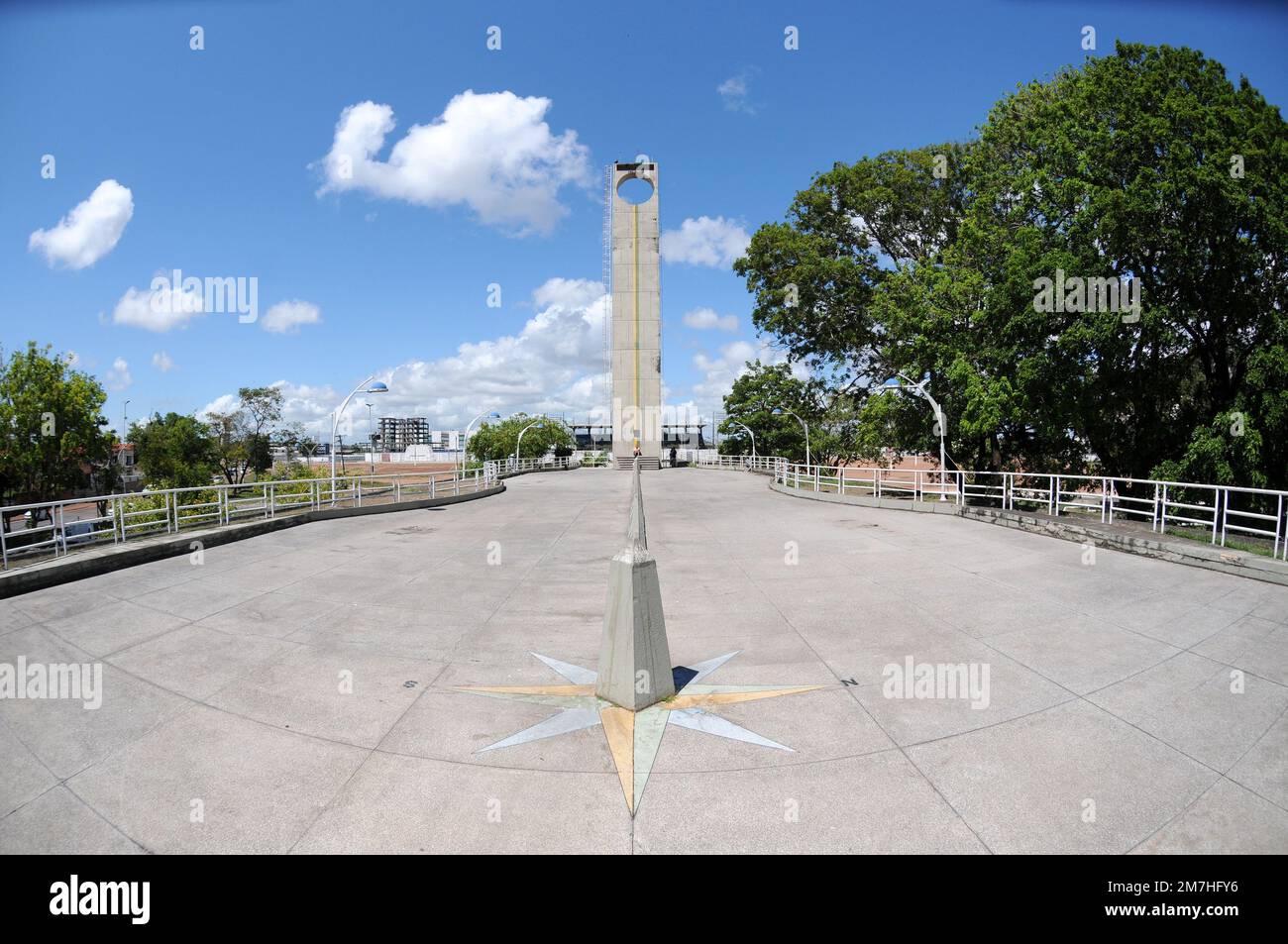 Macapá,Amapá,Brazil,November 12, 2021.Marco Zero tourist monument ...