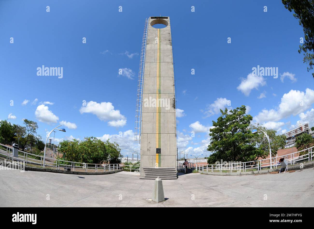 Macapá,Amapá,Brazil,November 12, 2021.Marco Zero tourist monument ...