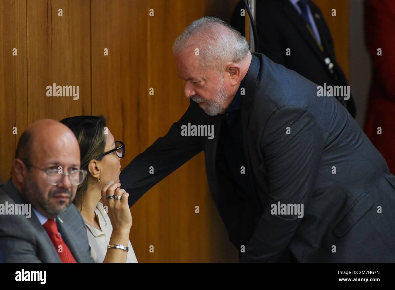 Brasilia, Brazil. 09th Jan, 2023. Photo, President Lula and First Lady ...