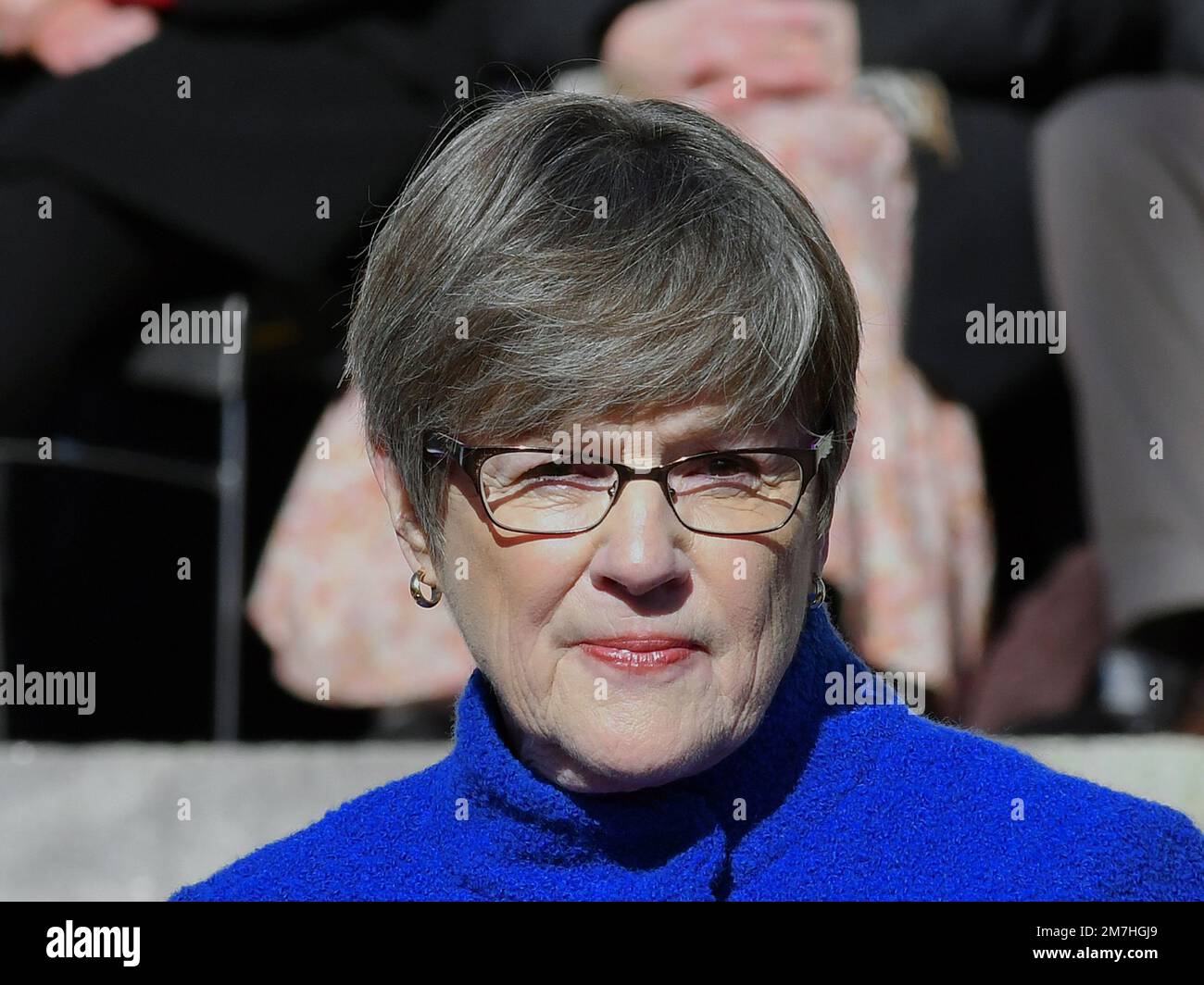 TOPEKA, KANSAS - JANUARY 9, 2023Kansas Democratic Governor Laura Kelly ...