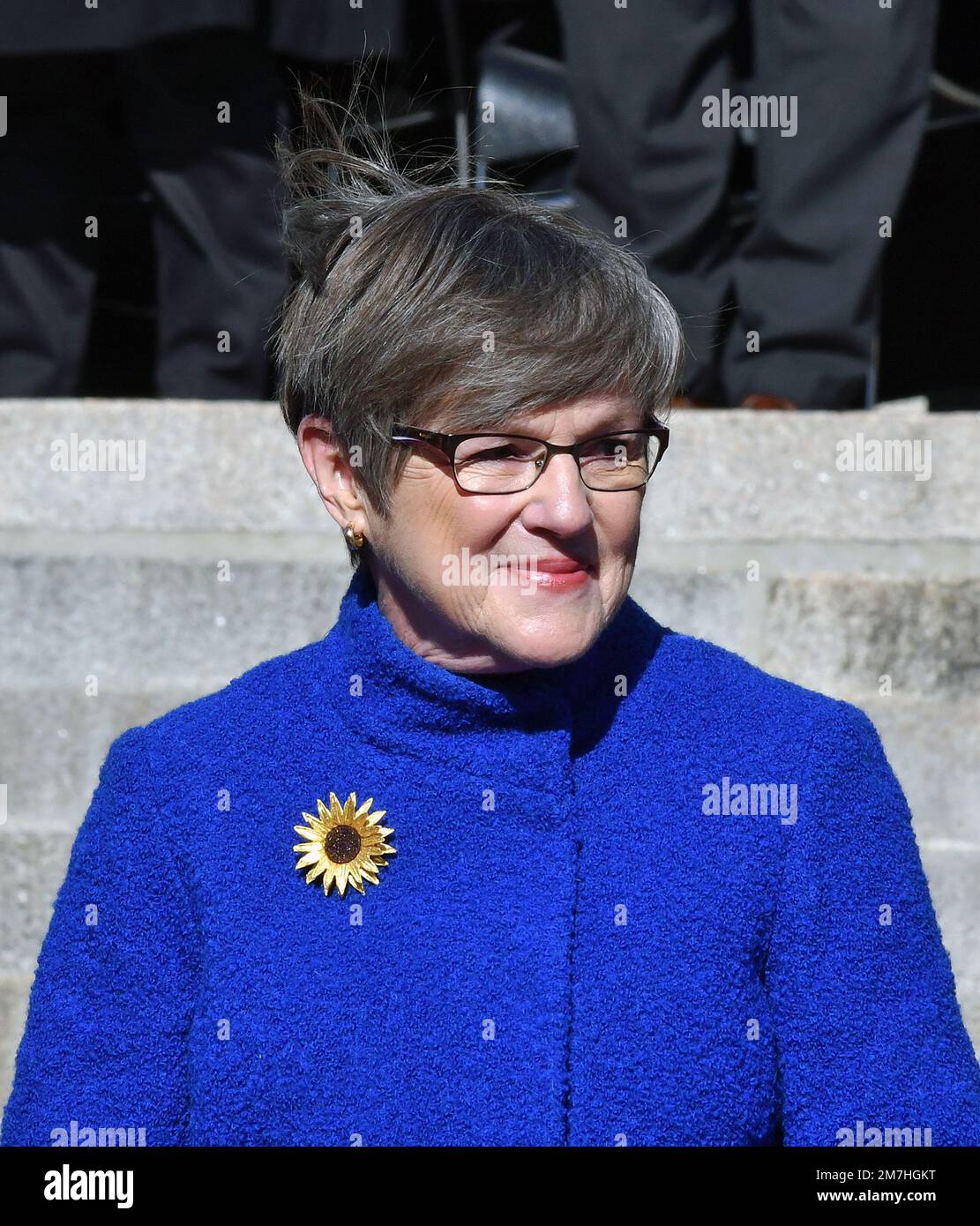 TOPEKA, KANSAS - JANUARY 9, 2023Kansas Democratic Governor Laura Kelly ...
