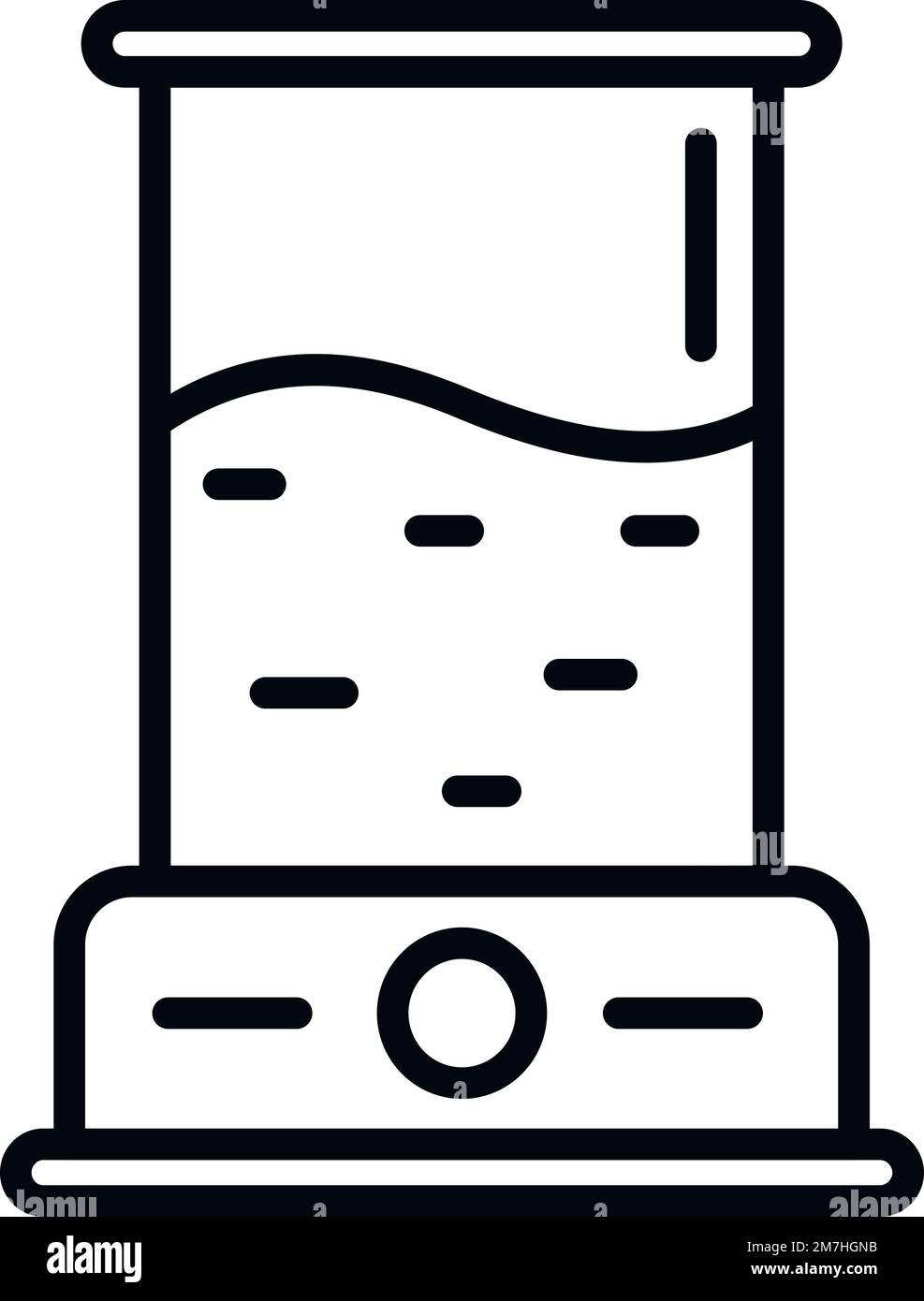 Pop corn icon outline vector. Popcorn machine. Cooking street Stock ...