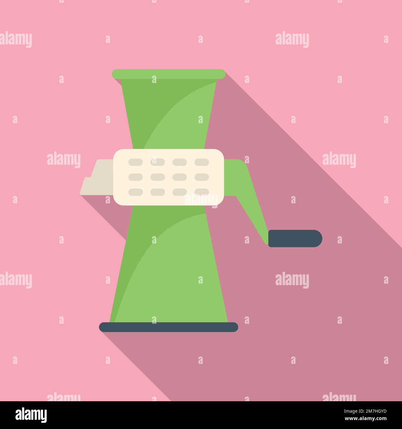 Handle vegetable cutter icon flat vector. Cooking tool. Slicer ...