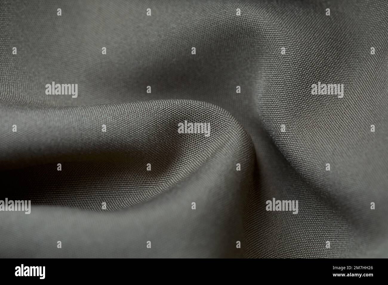 Grey fabric background. Grey cloth waves background texture. Grey ...