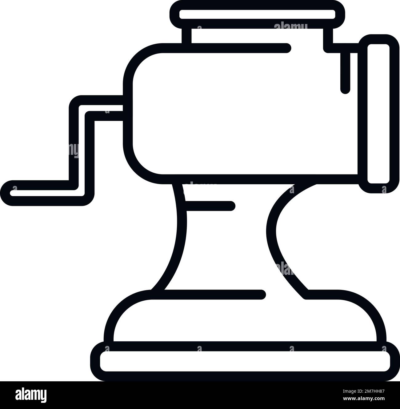 Household cutter icon outline vector. Cooking tool. Cut equipment Stock ...