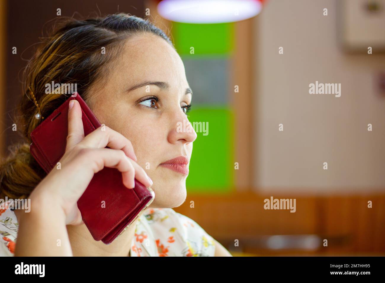 girl talking on cell phone Stock Photo - Alamy
