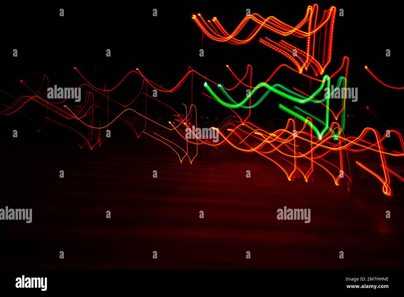 Long exposure, light painting photography, multi color swirl effect ...