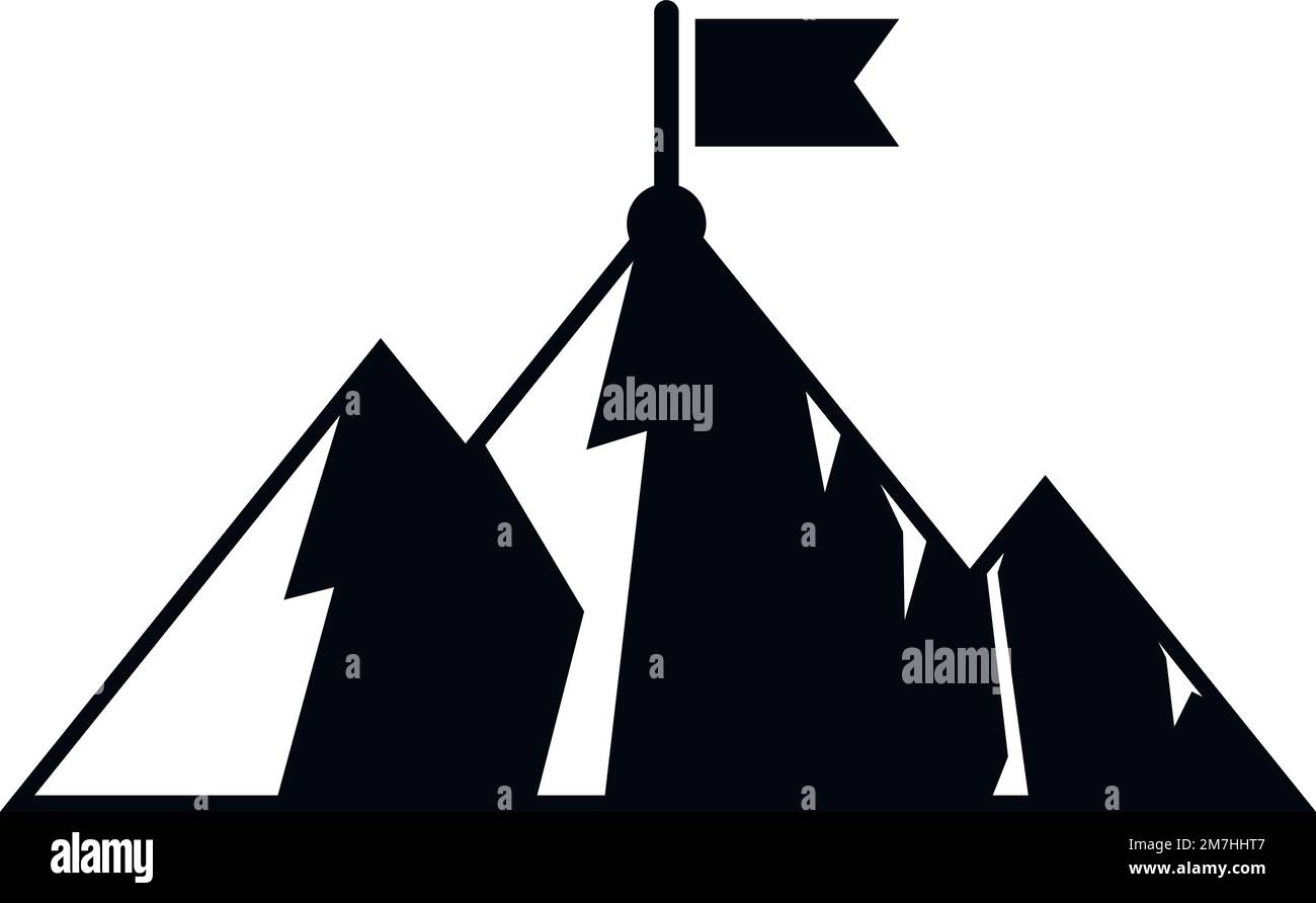 Victory mountain climb Black and White Stock Photos & Images - Alamy