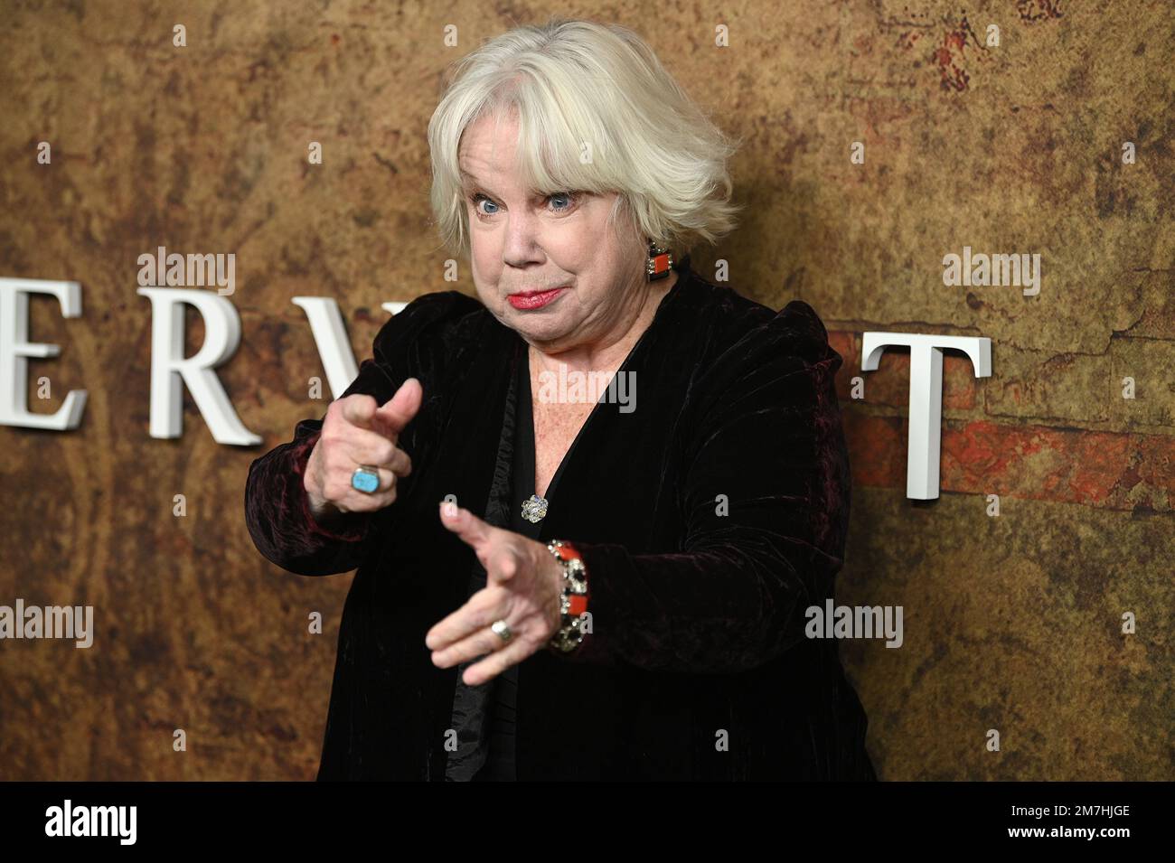 Denny Dillon attends the premiere of Apple+ TV's "Servant" Season 4 at ...