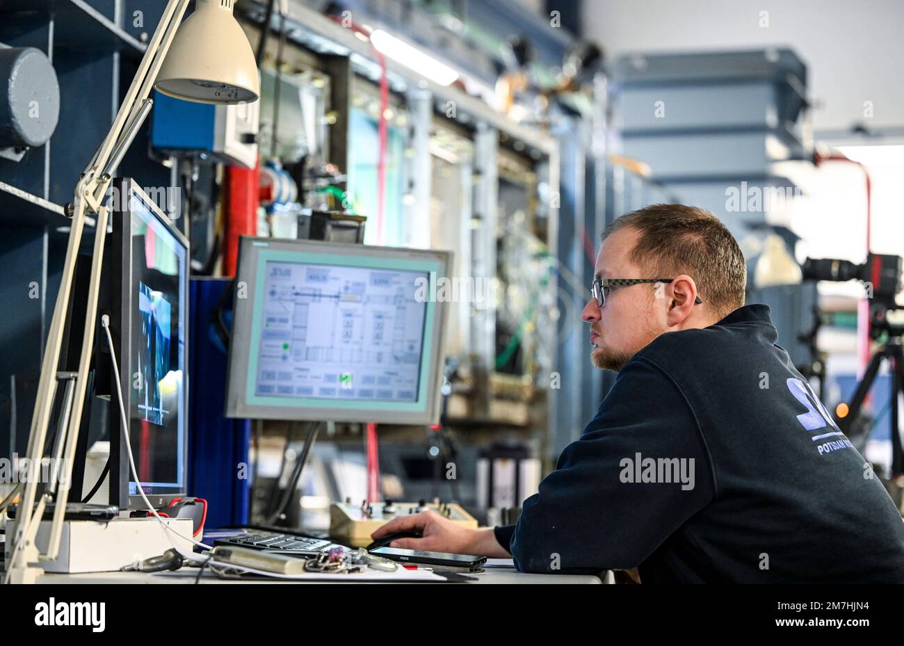 Potsdam, Germany. 05th Jan, 2023. At the Potsdam Shipbuilding Research ...