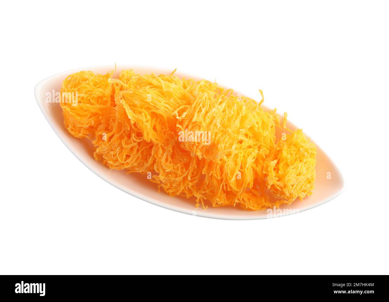 Sweet egg floss dry sweet egg floss desert traditional dessert in thai ...