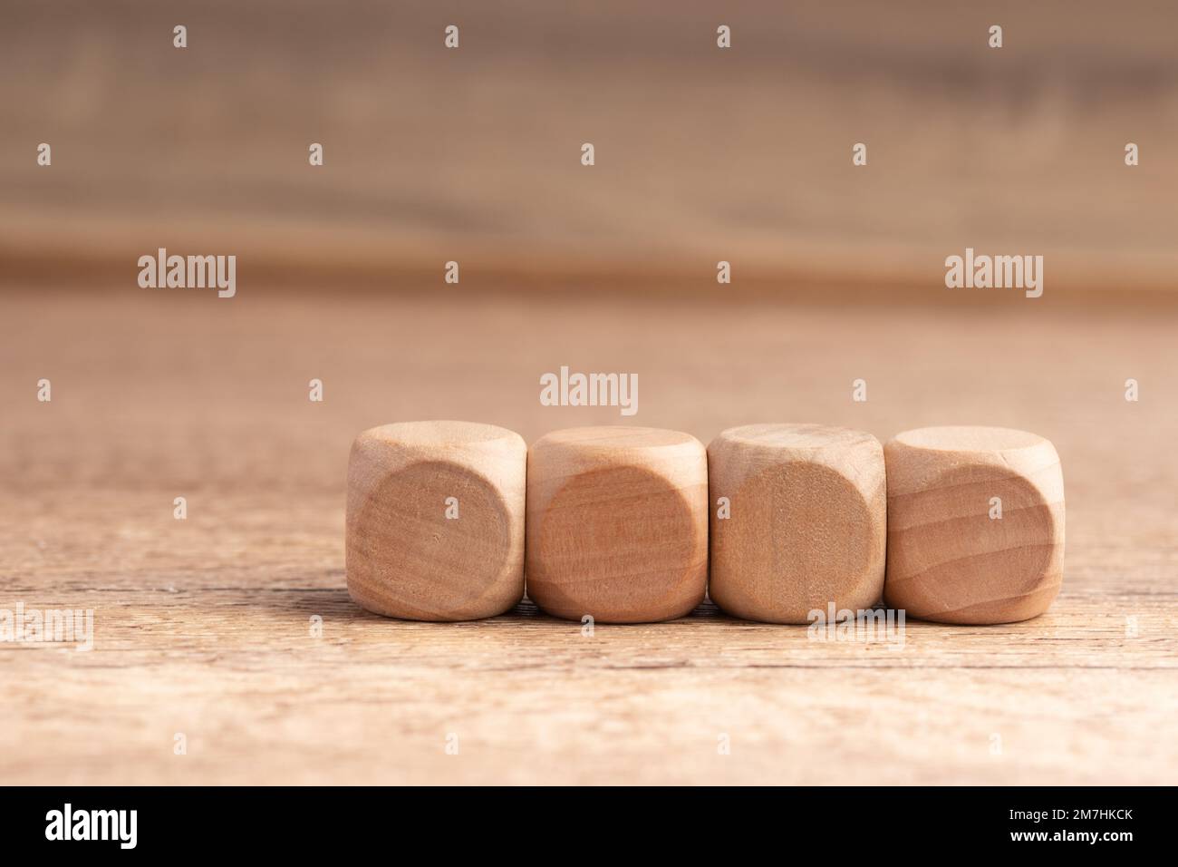 wooden blocks,on a brown background, Group of blank wooden blocks ...
