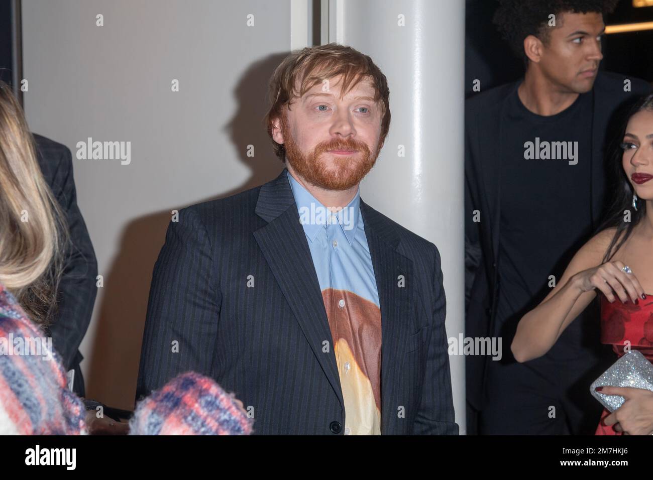 NEW YORK, NEW YORK - JANUARY 09: Rupert Grint attends the Apple TV+'s ...