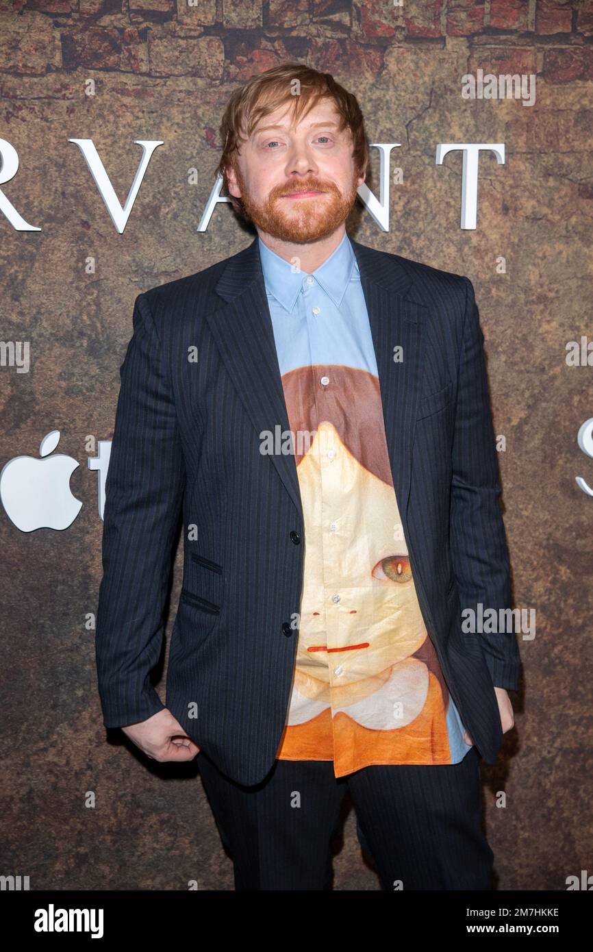 NEW YORK, NEW YORK - JANUARY 09: Rupert Grint attends the Apple TV+'s ...