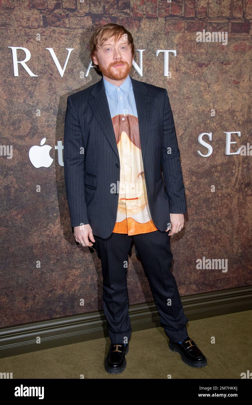 NEW YORK, NEW YORK - JANUARY 09: Rupert Grint attends the Apple TV+'s ...