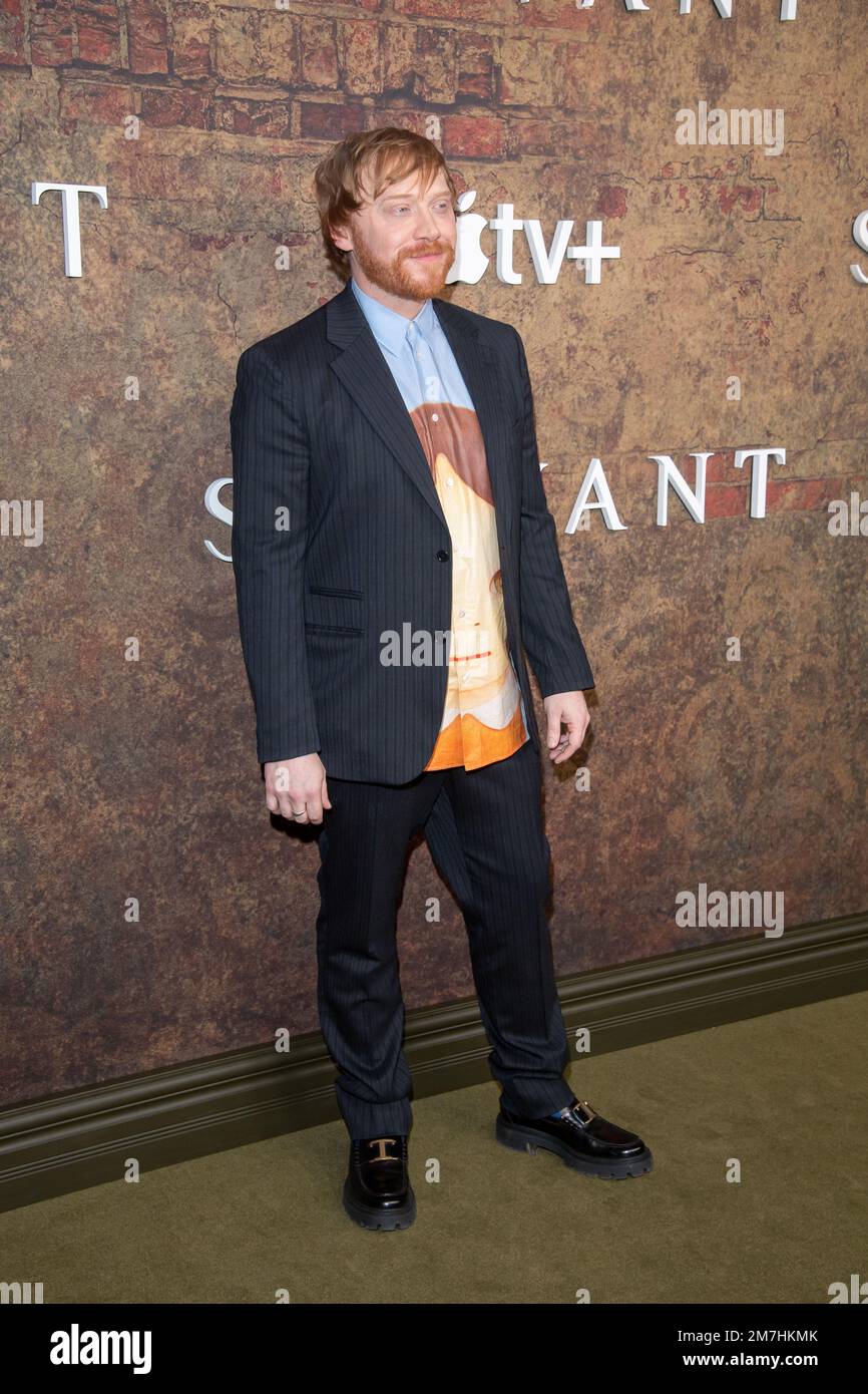 NEW YORK, NEW YORK - JANUARY 09: Rupert Grint attends the Apple TV+'s ...