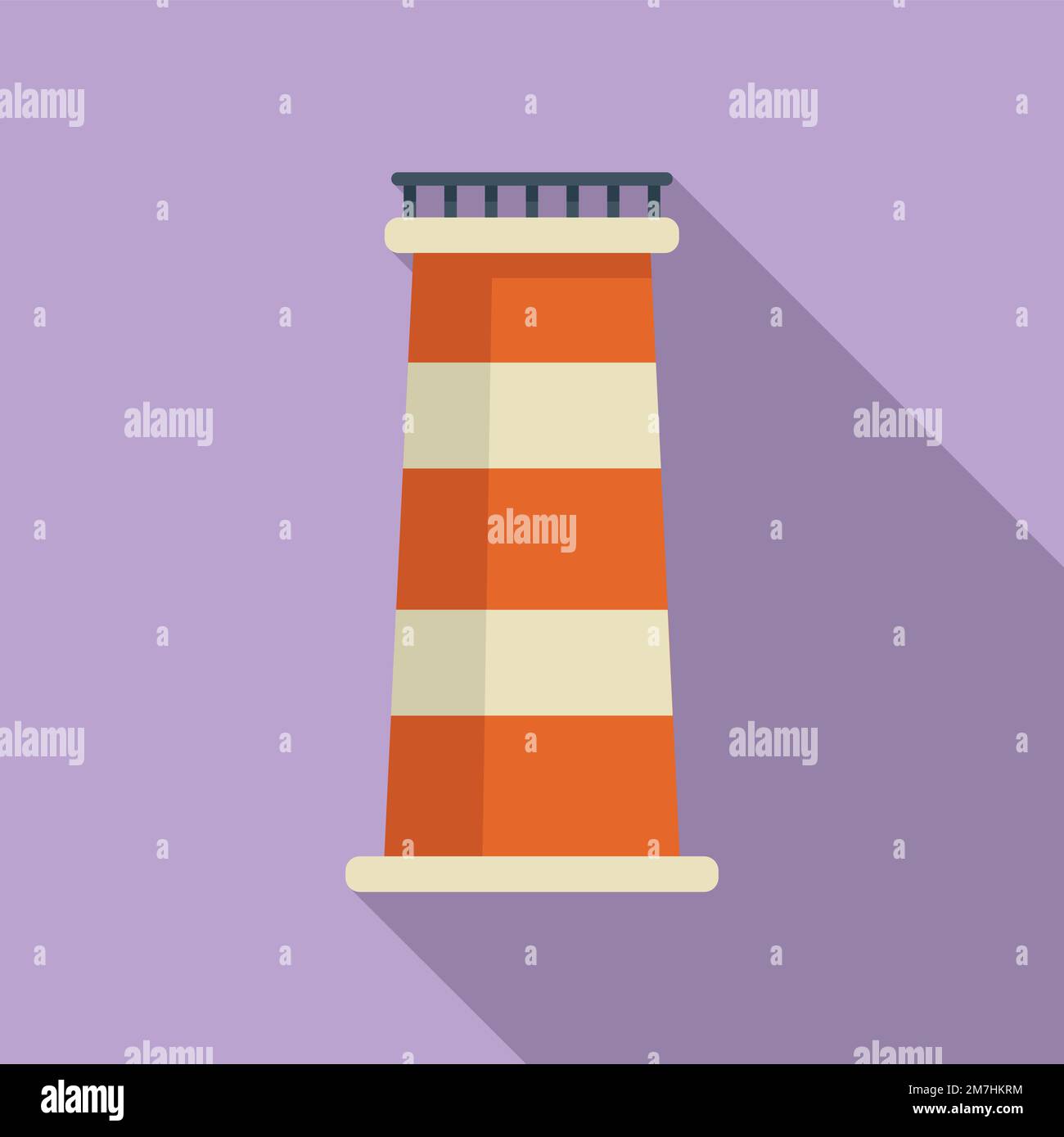 Industrial chimney icon flat vector. Smoke brick. Stack pipe Stock ...
