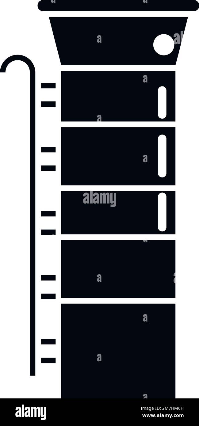 Roof chimney icon simple vector. Smoke factory. Fire industrial Stock ...