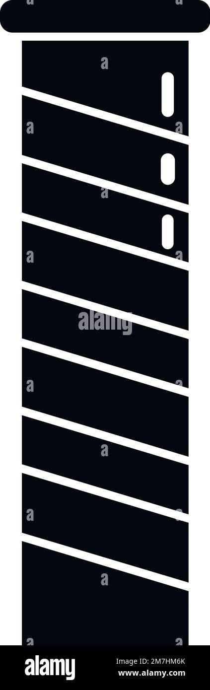 Fireplace chimney icon simple vector. Factory smoke. Sweep tower Stock ...