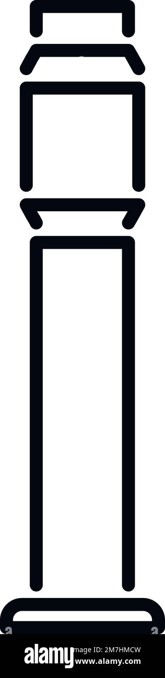 Roof chimney icon outline vector. Smoke factory. Fire industrial Stock ...