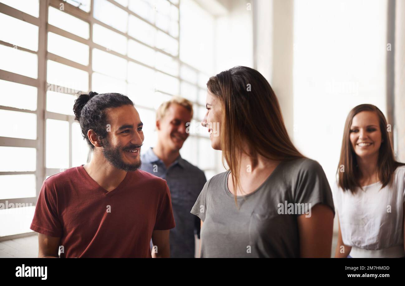Teacher student talking hallway hi-res stock photography and images - Alamy