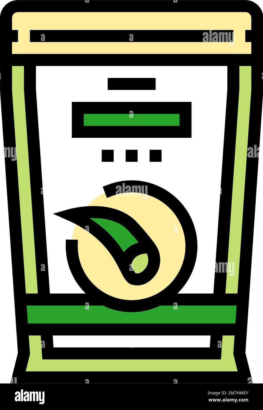 powder aloe vera color icon vector illustration Stock Vector Image ...