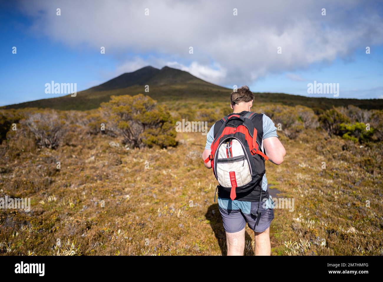 Aerial tracking drone shot man hi-res stock photography and images - Alamy