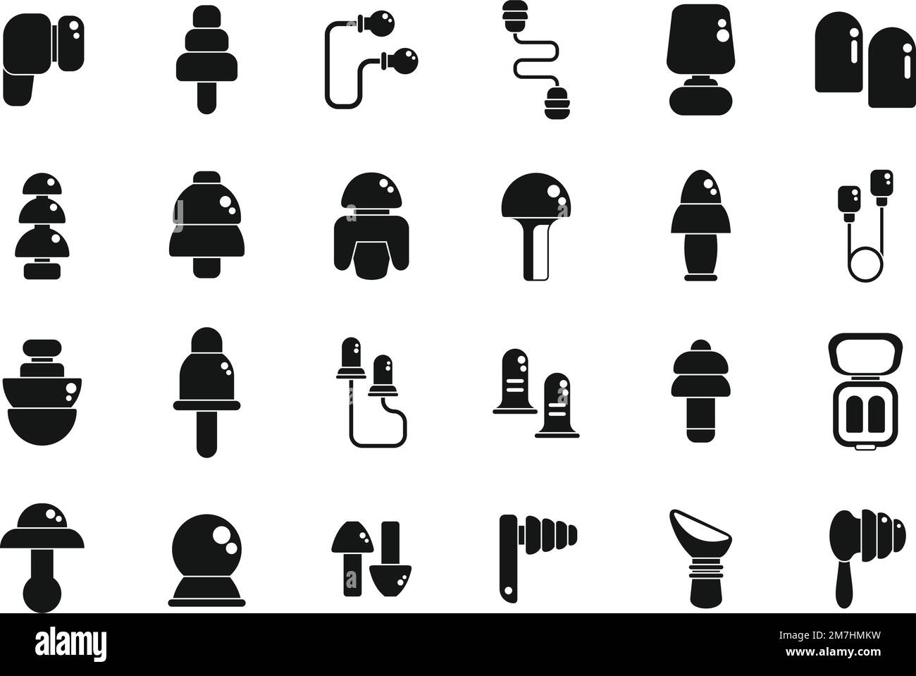 Ear plug icons hi-res stock photography and images - Alamy